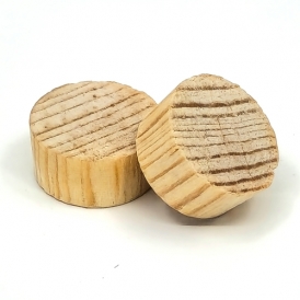 1" Pine Flat Head Plugs | Shop Cincinnati Dowel & Wood Products