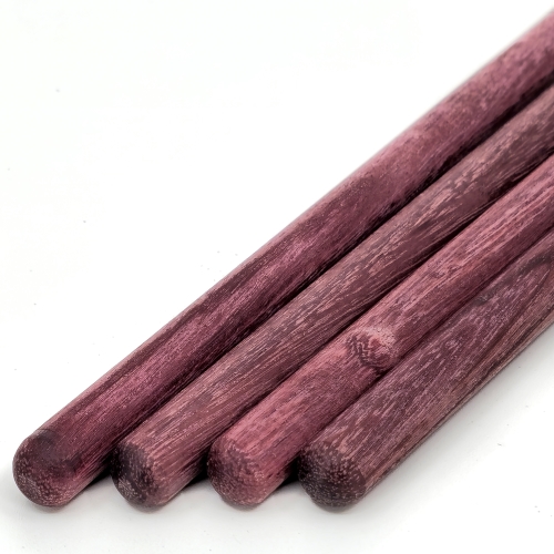 Purple Heart Rounded Striker Tips | Shop Cincinnati Dowel & Wood Products